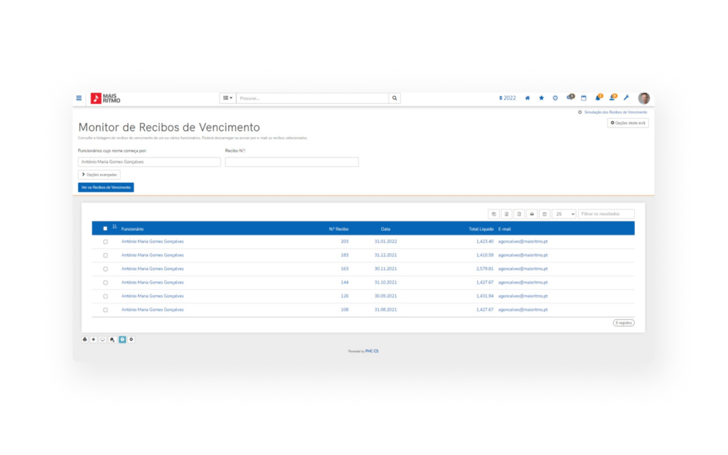 PHC CS Vencimentos - Angola