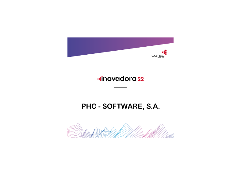 Inovadora COTEC 2022 || A PHC Software foi novamente distinguida com o Estatuto INOVADORA COTEC ...